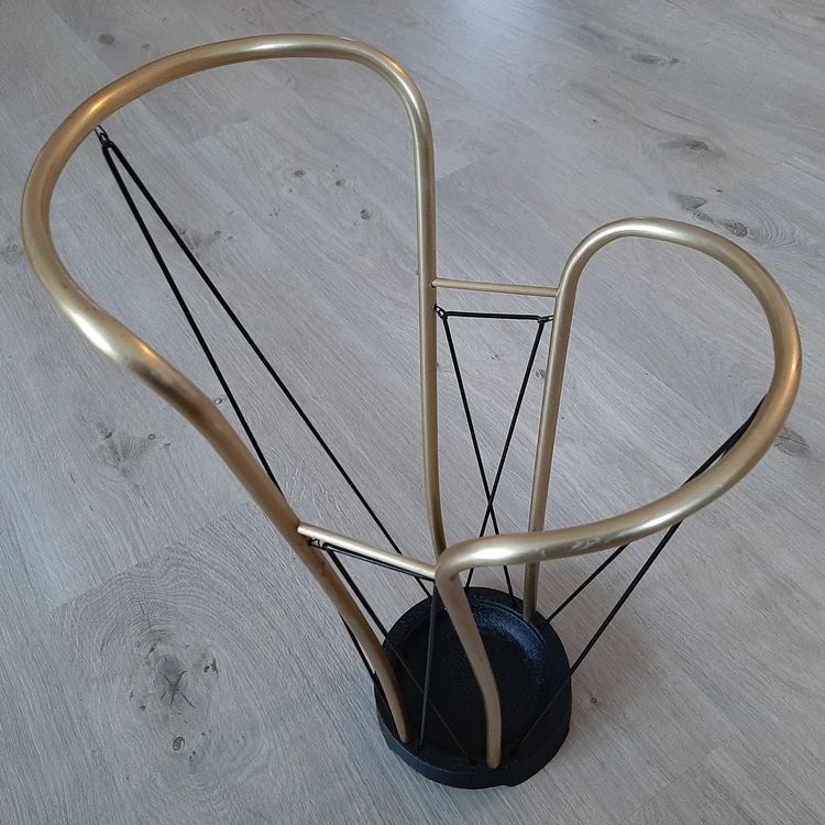 50er 60er Mid Century Schirmständer String schwarz Vintage (Gebraucht ...