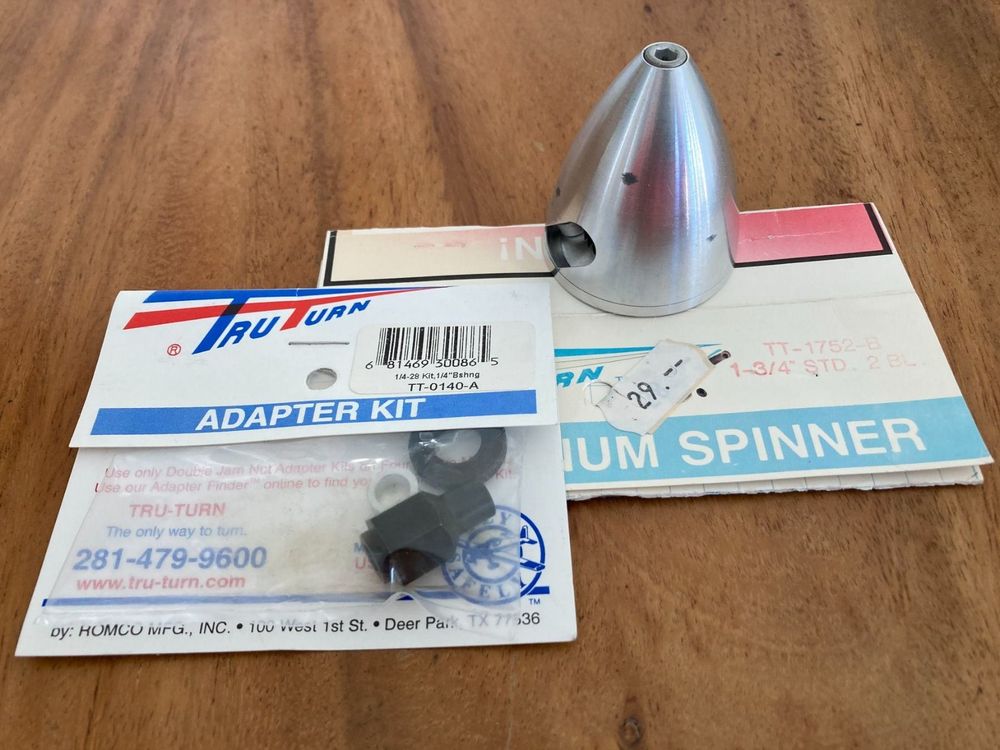 TRU TURN ALUMINIUM SPINNER + ADAPTER KIT (Neu (gemäss Beschreibung)) in ...