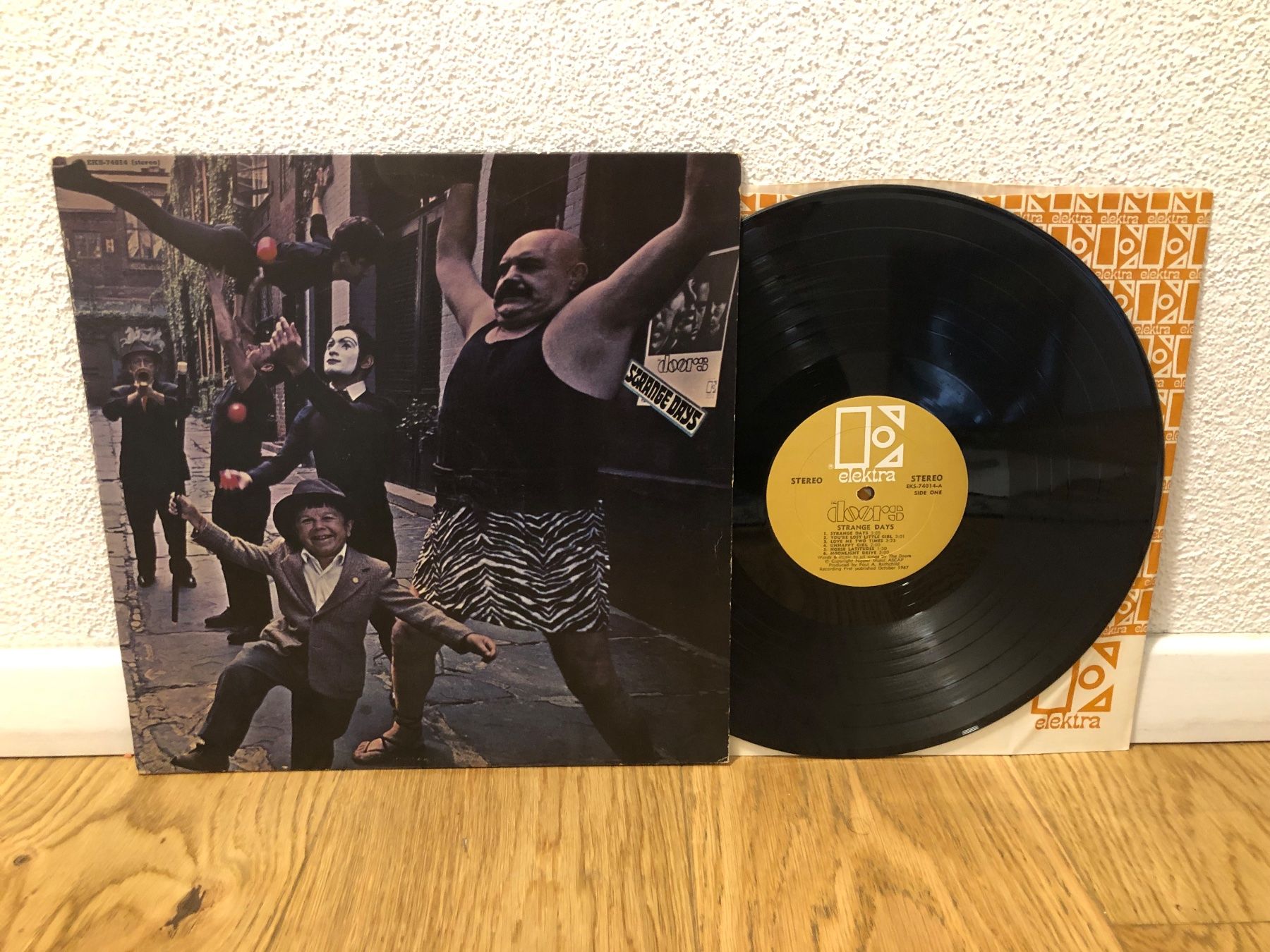 THE DOORS - STRANGE DAYS LP ORIG USA 1967 GOLD ELEKTRA (Gebraucht) in ...