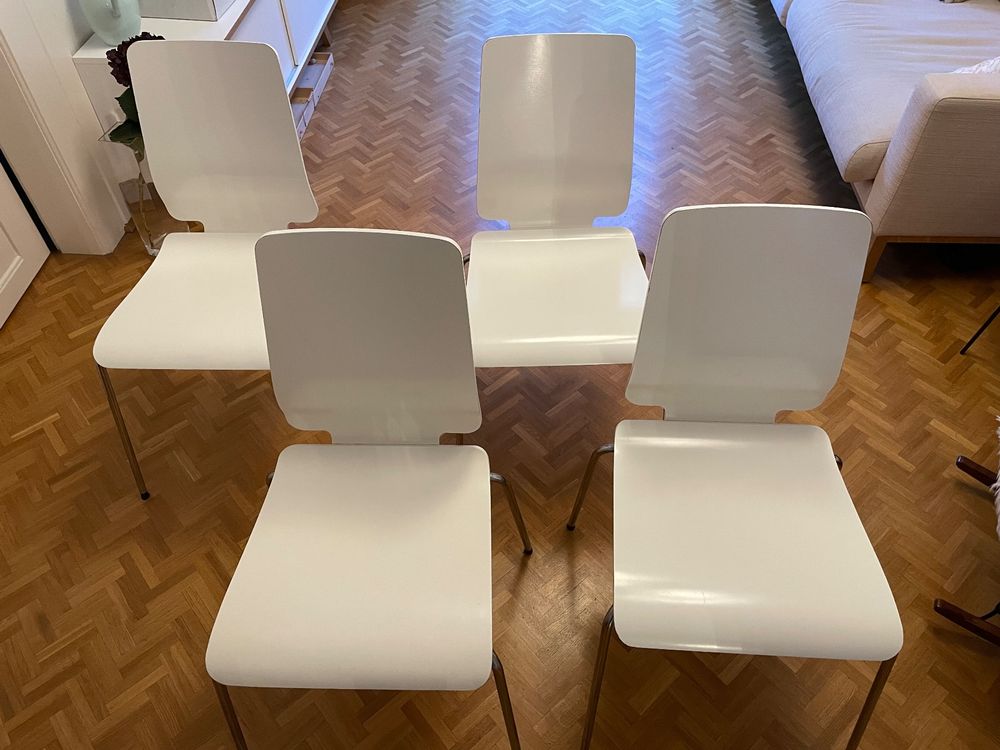 IKEA Stühle Gilbert weiss (Gebraucht) in Zürich für CHF 30 – nur ...