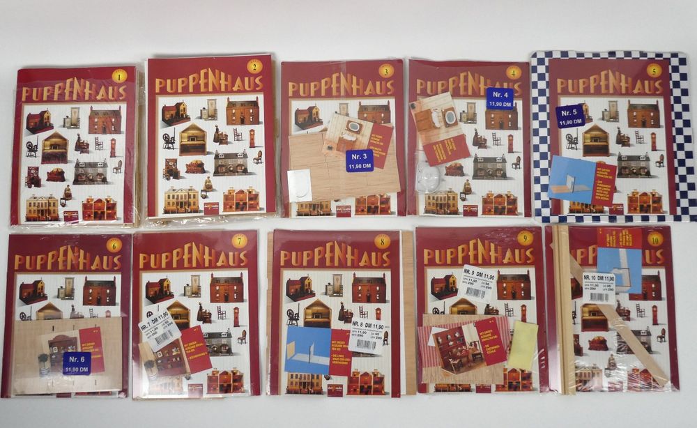 Sammlung Hefte Puppenhaus inkl. Bausätze (Gebraucht) in Urtenen-Schönbühl für CHF 50 – nur ...