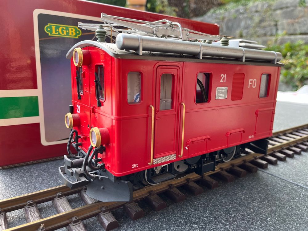 LGB 2046 Zahnradbahn Furka-Oberalp mit Zahnstangeneinsätzen. | Kaufen ...