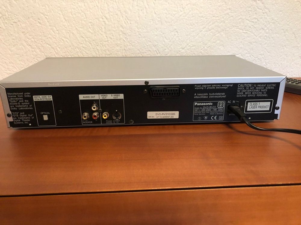Panasonic DVD /Video CD Player (Gebraucht) in Oberweningen für CHF 20 ...