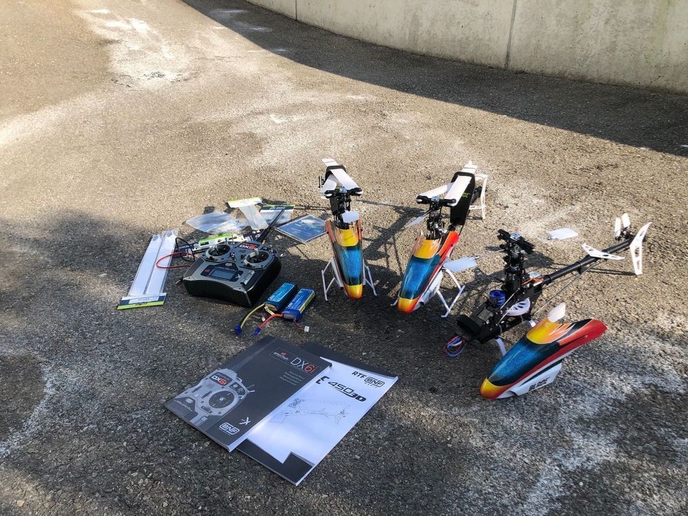 3x Blade 450 3D RTF !!!! | Kaufen auf Ricardo