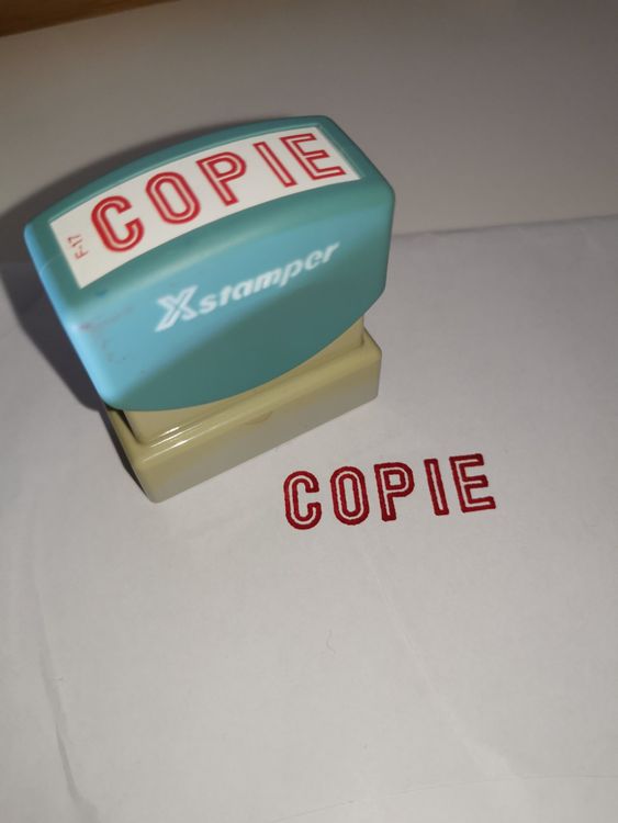 Tampon COPIE | Kaufen auf Ricardo