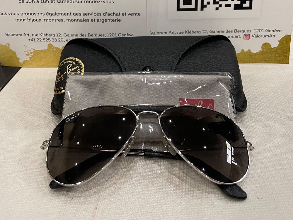 Lunette de soleil RAY-BAN AVIATEUR CRAFT noir Polarisé (Neu und ...