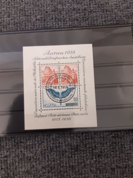 1938 Gedenkblock W11 gestempelt. (Gebraucht) in Lengwil für CHF 3.5 – mit Lieferung auf Ricardo ...