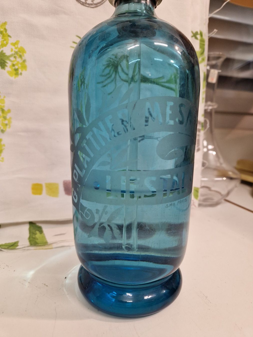 Soda Spender Siphon G.Plattner Messner - Liestal SMA.Paris (Gebraucht ...