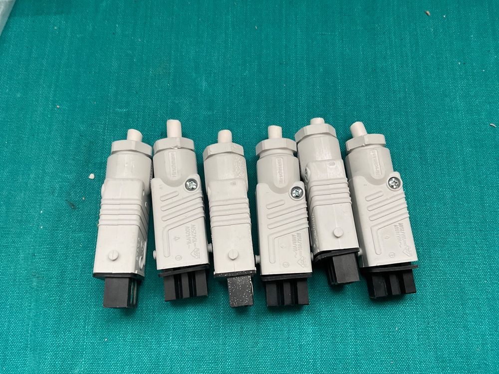 6 Stak3 Hirschmann Raffstorestecker STAK 3 Rollladenstecker (Gebraucht ...