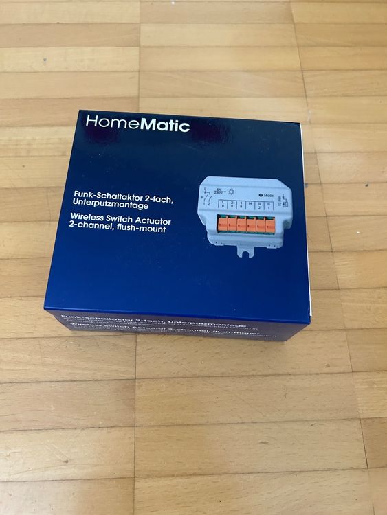 Homematic Funk-Schaltaktor 2fach HM-LC-Sw2-FM | Kaufen auf Ricardo
