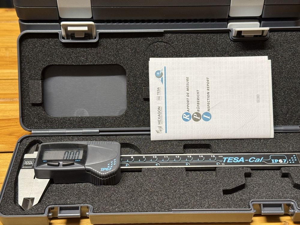 TESA Digitaler Messschieber TESA-CAL IP67, Messbereich: 150m (Neu ...