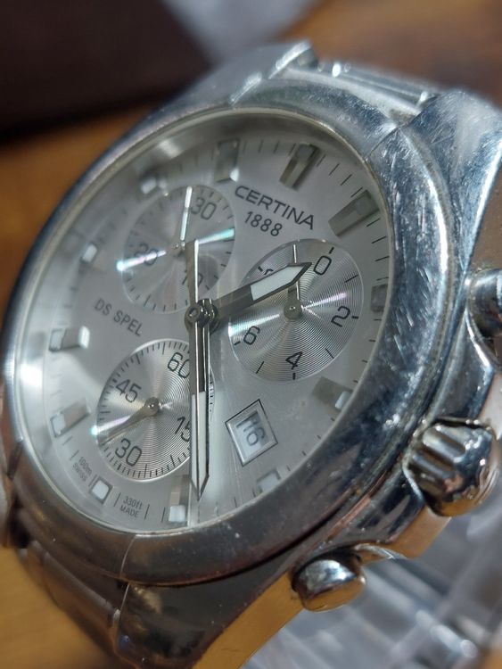Certina DS SPEL Herrenuhr Chronograph (Gebraucht) in Flamatt für CHF 52 – mit Lieferung auf ...
