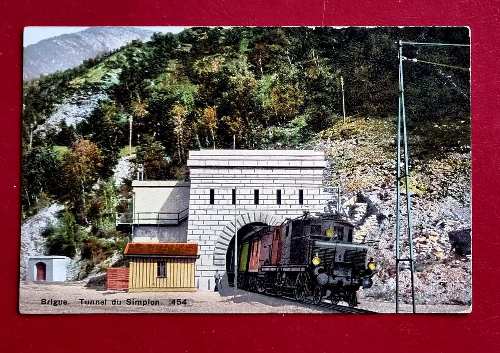 Brig - Simplontunnel - Eisenbahn beim Tunnelausgang (Gebraucht) in Rothrist für CHF 6.5 – mit ...