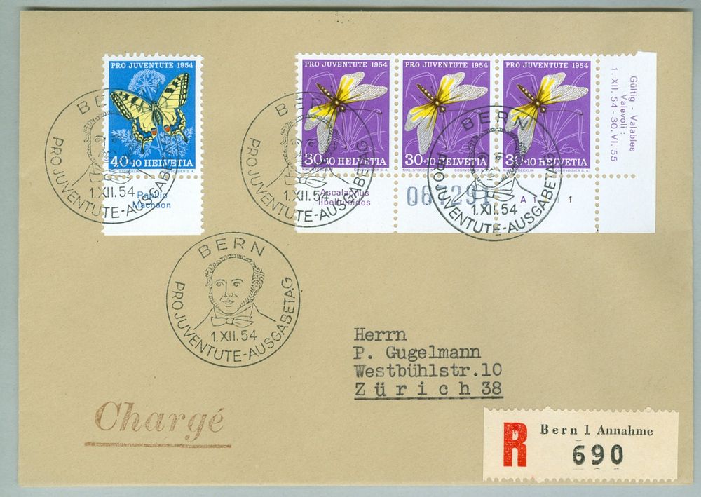 1954 Schweiz Pro Juventute FDC (Gebraucht) in Zürich für CHF 15 – mit Lieferung auf Ricardo kaufen