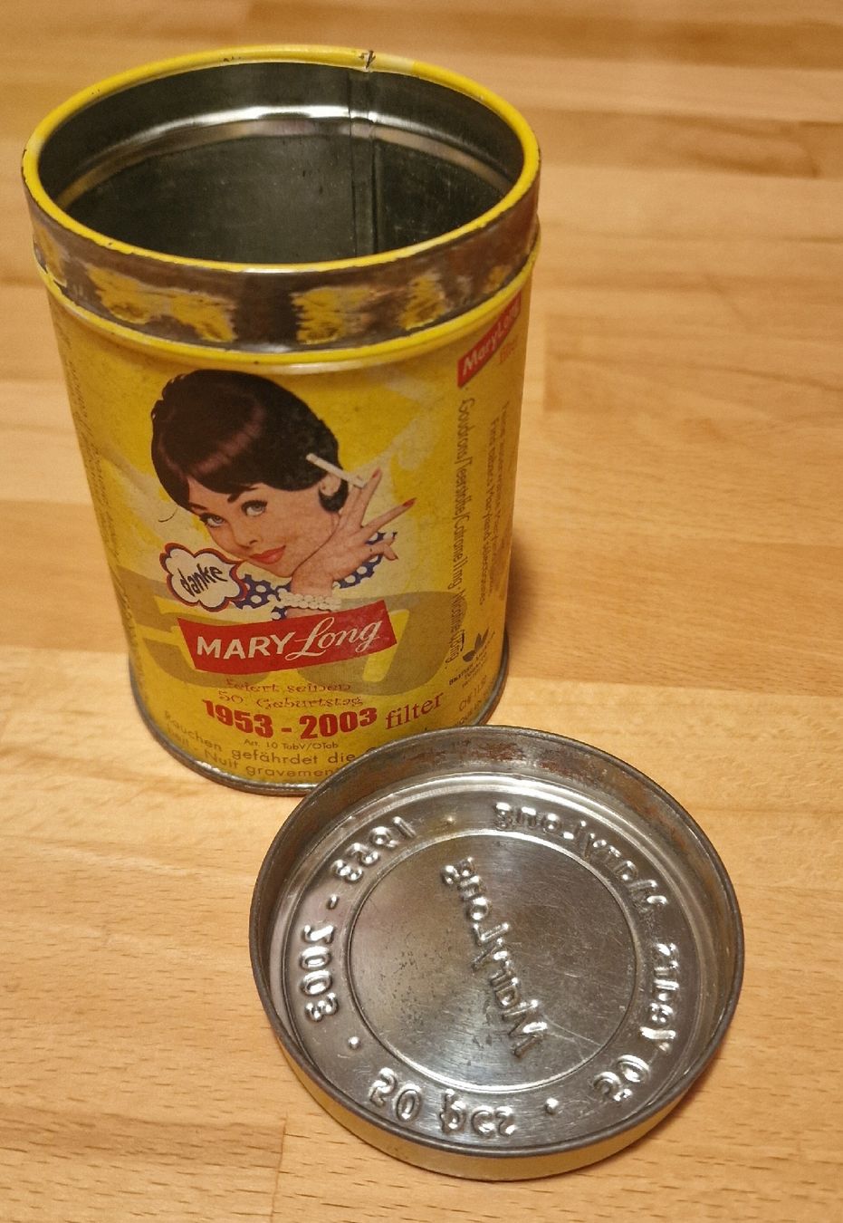 Mary Long Dose / Metalldose Vintage 1953-2003 Rarität! (Gebraucht) in ...
