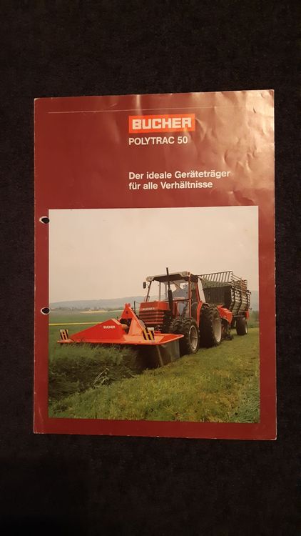 Bucher Polytrac 50 Prospekt (Antik) in Appenzell Schlatt für CHF 20 ...