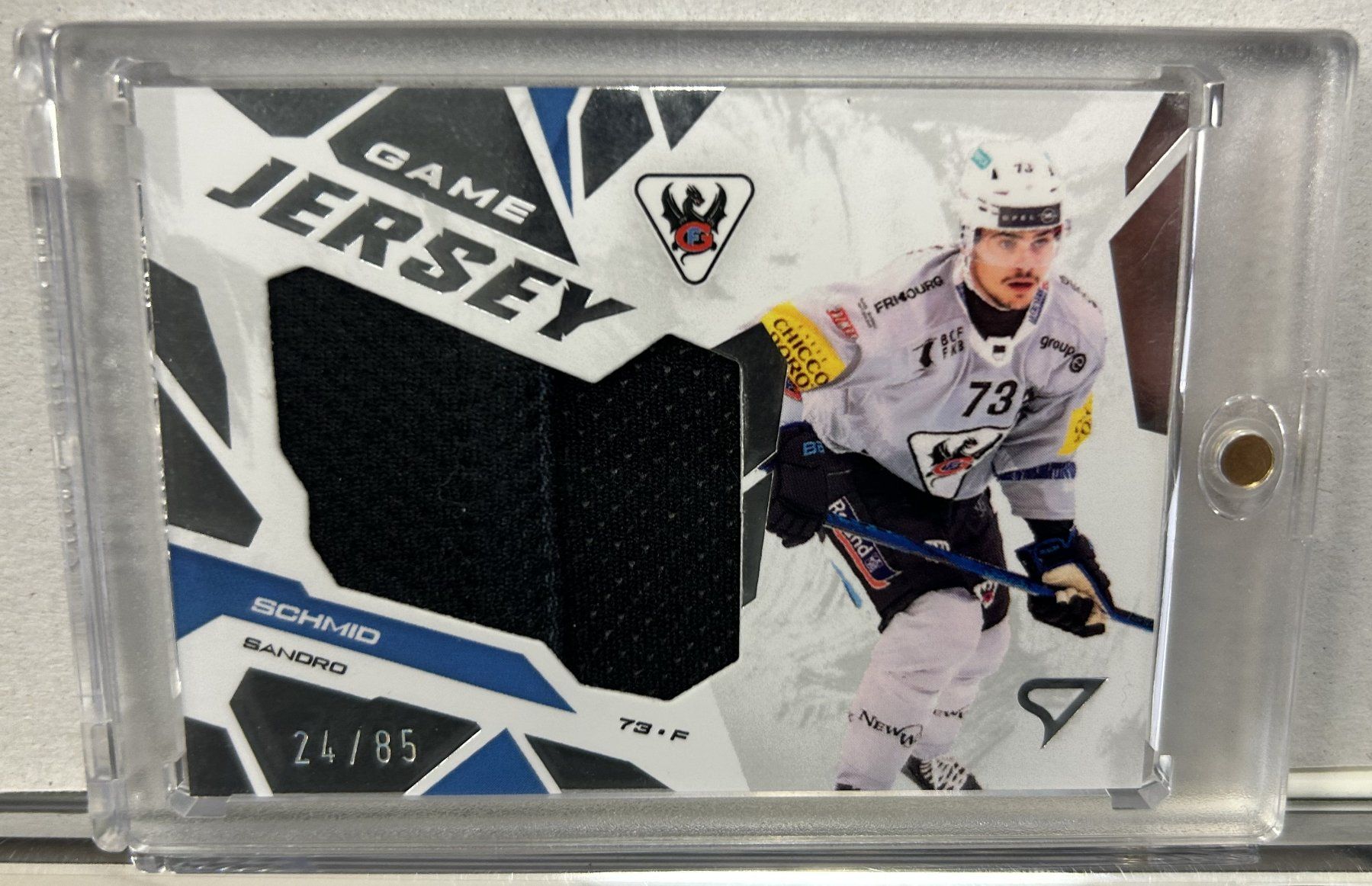 HC Fribourg-Gotteron Game Jersey Sandro Schmid 24/85 (Neu (gemäss ...