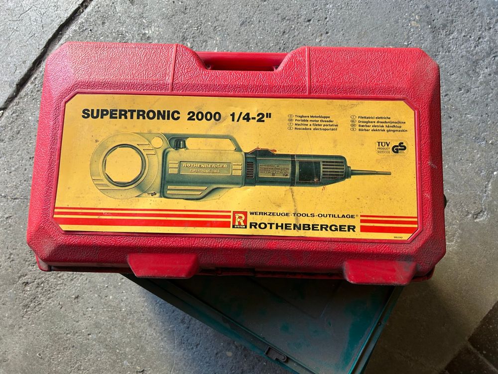 ROTHENBERGER SUPERTRONIC 2000-Set 1/4 - 2 " TOP !!! (Gebraucht) in ...
