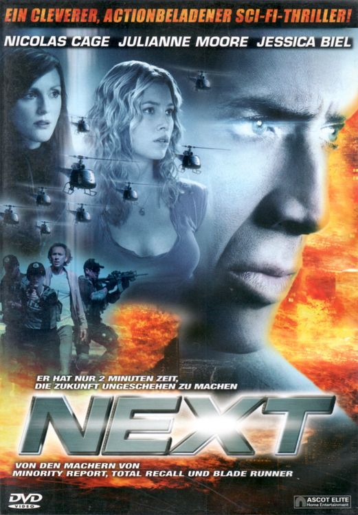 DVD: Next (mit Nicolas Cage, Julianne Moore, Jessica Biel) (Gebraucht) in Tägerig für CHF 3 ...