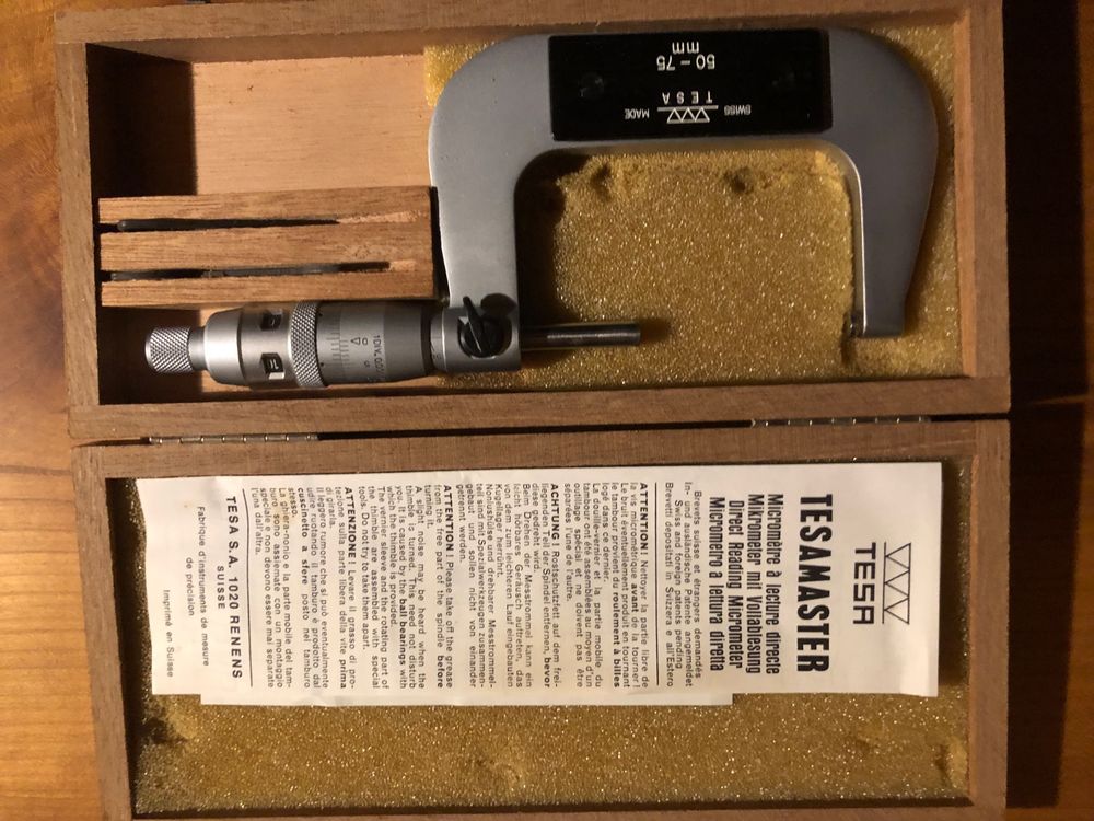 Mikrometer TESA 50-75mm | Kaufen auf Ricardo