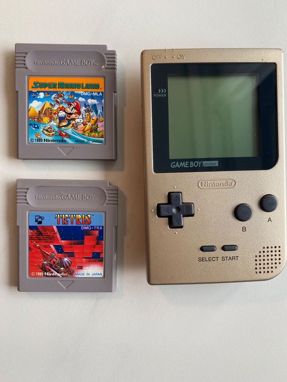 Gameboy Pocket Bronze + Gratis Super Mario Land & Tetris (Gebraucht) in ...
