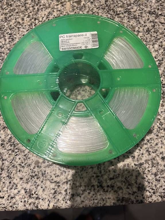PC transparent Filament (Gebraucht) in Leissigen für CHF 30 – nur ...