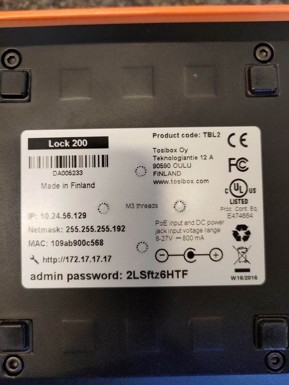 TOSIBOX Lock 200 und Key (Gebraucht) in Egolzwil für CHF 80 – mit ...