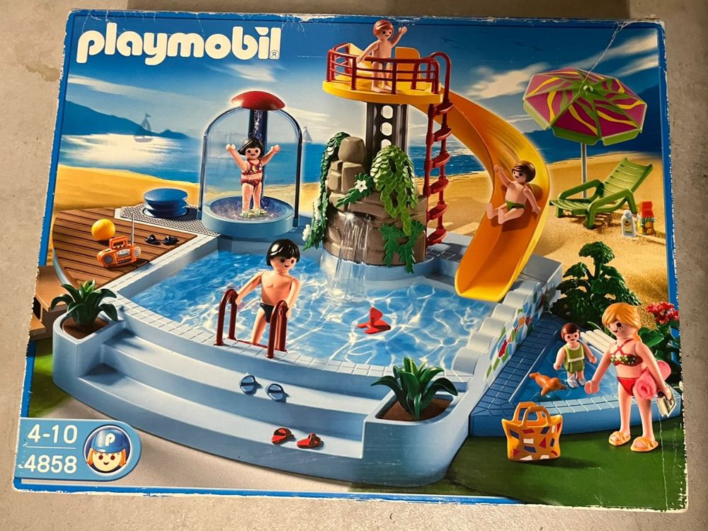 Playmobil "Schwimmbad mit Rutsche" (Gebraucht) in Adliswil für CHF 12 – mit Lieferung auf ...
