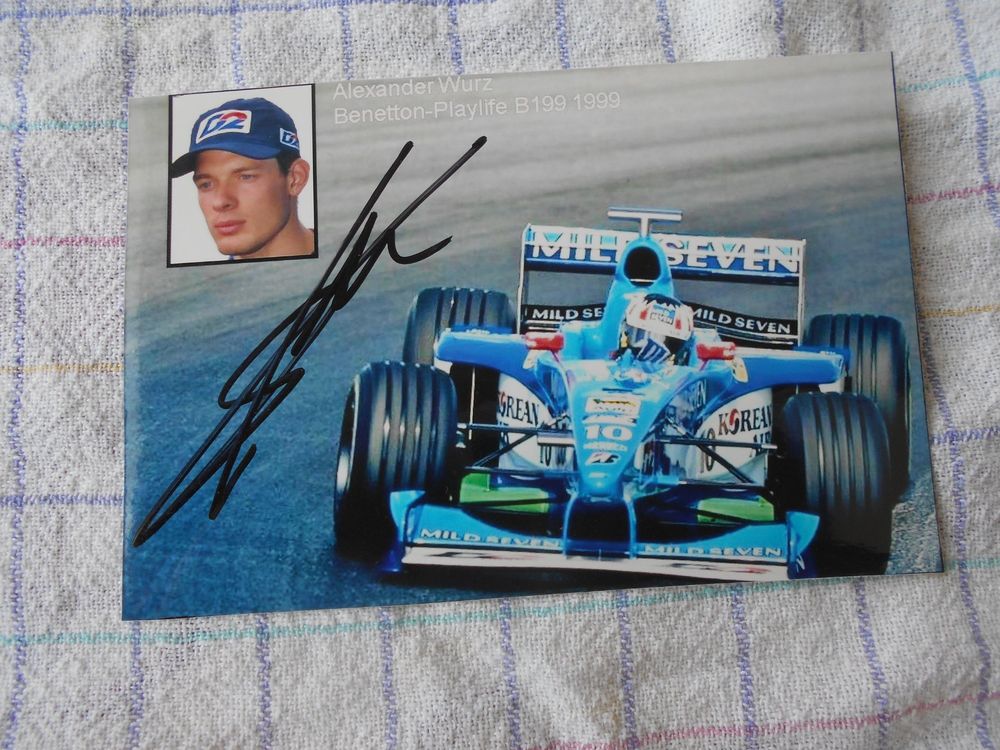 Alexander Wurz F1 Pilot original signiert | Kaufen auf Ricardo