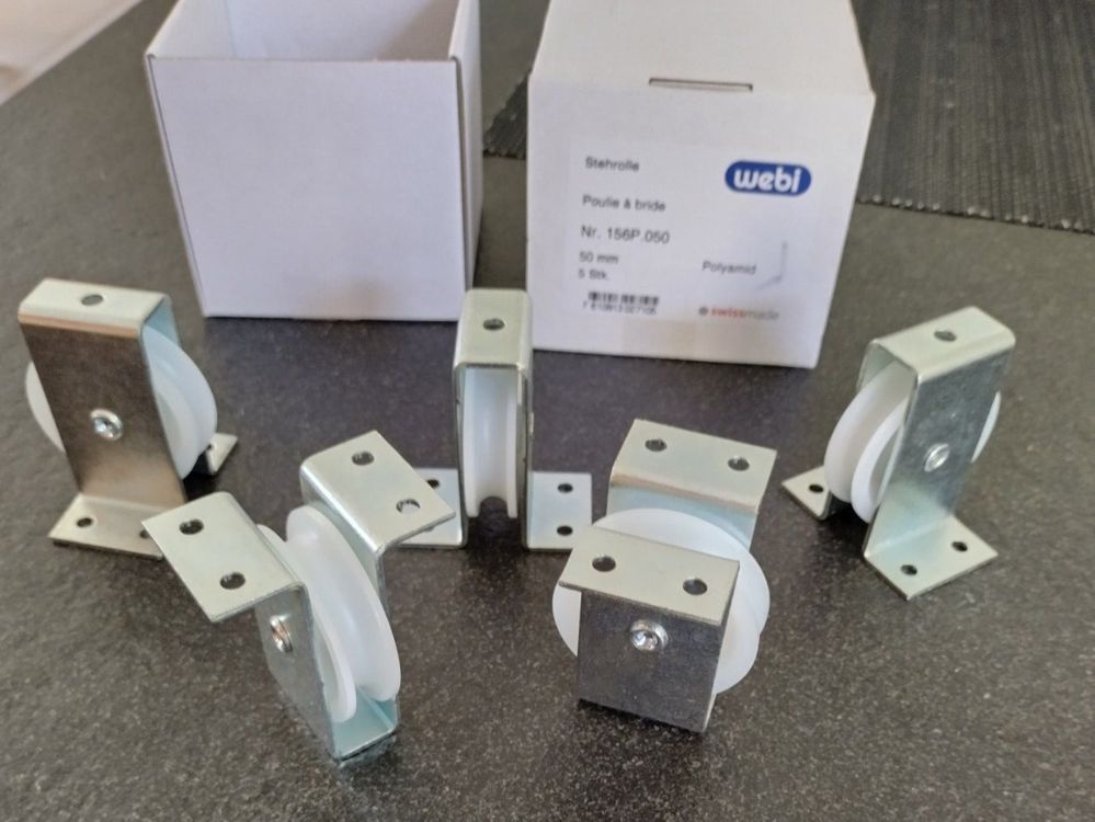 Umlenkrolle, Stehrolle 50mm 5Stk. NEU (Neu und originalverpackt) in für ...