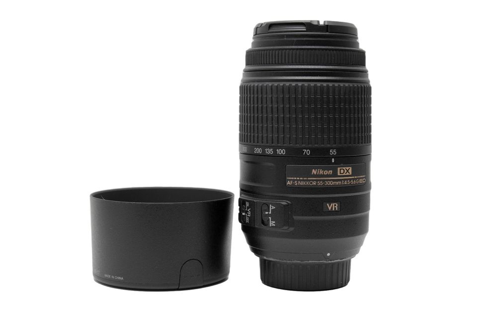 NIKON AF-S DX 55-300mm f/4.5-5.6G ED VR Zoom Objektiv (Gebraucht) in Emmen für CHF 179 – mit ...