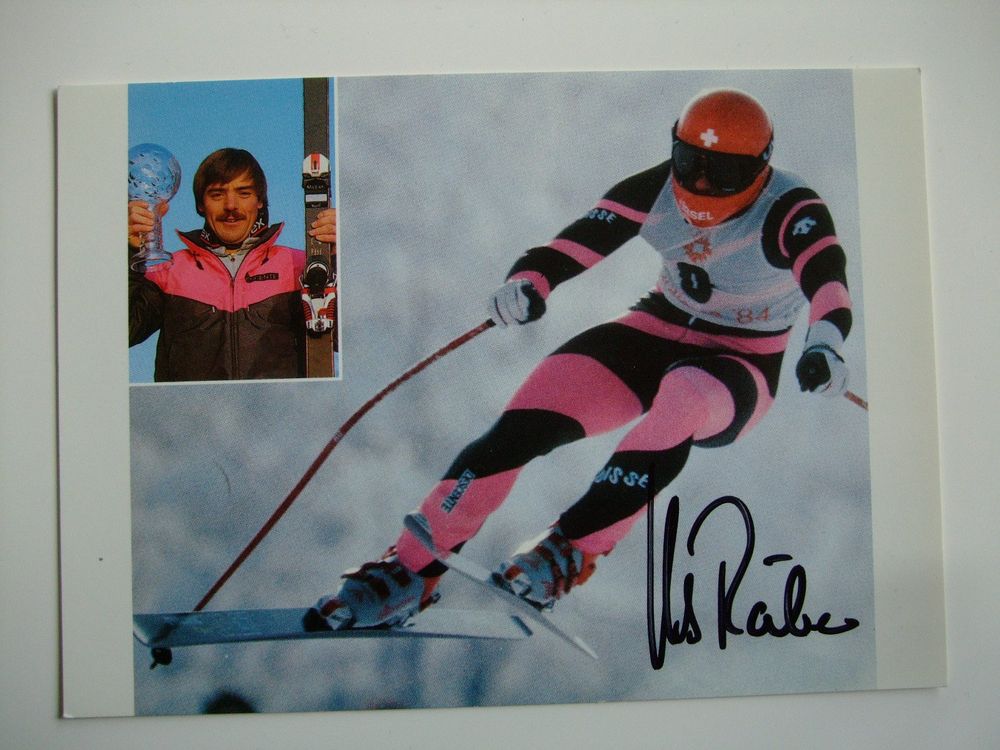 URS RÄBER (CH) SKISTAR AUTOGRAMMKARTE | Kaufen auf Ricardo