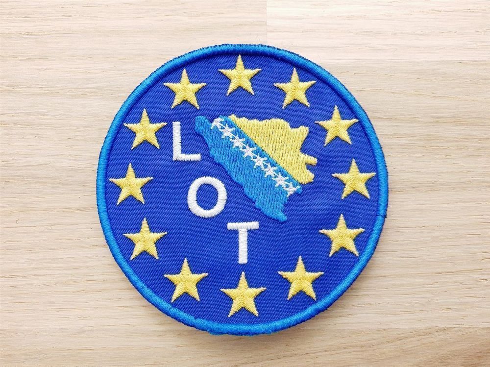 Badge EUFOR LOT rund mit Klett | Kaufen auf Ricardo