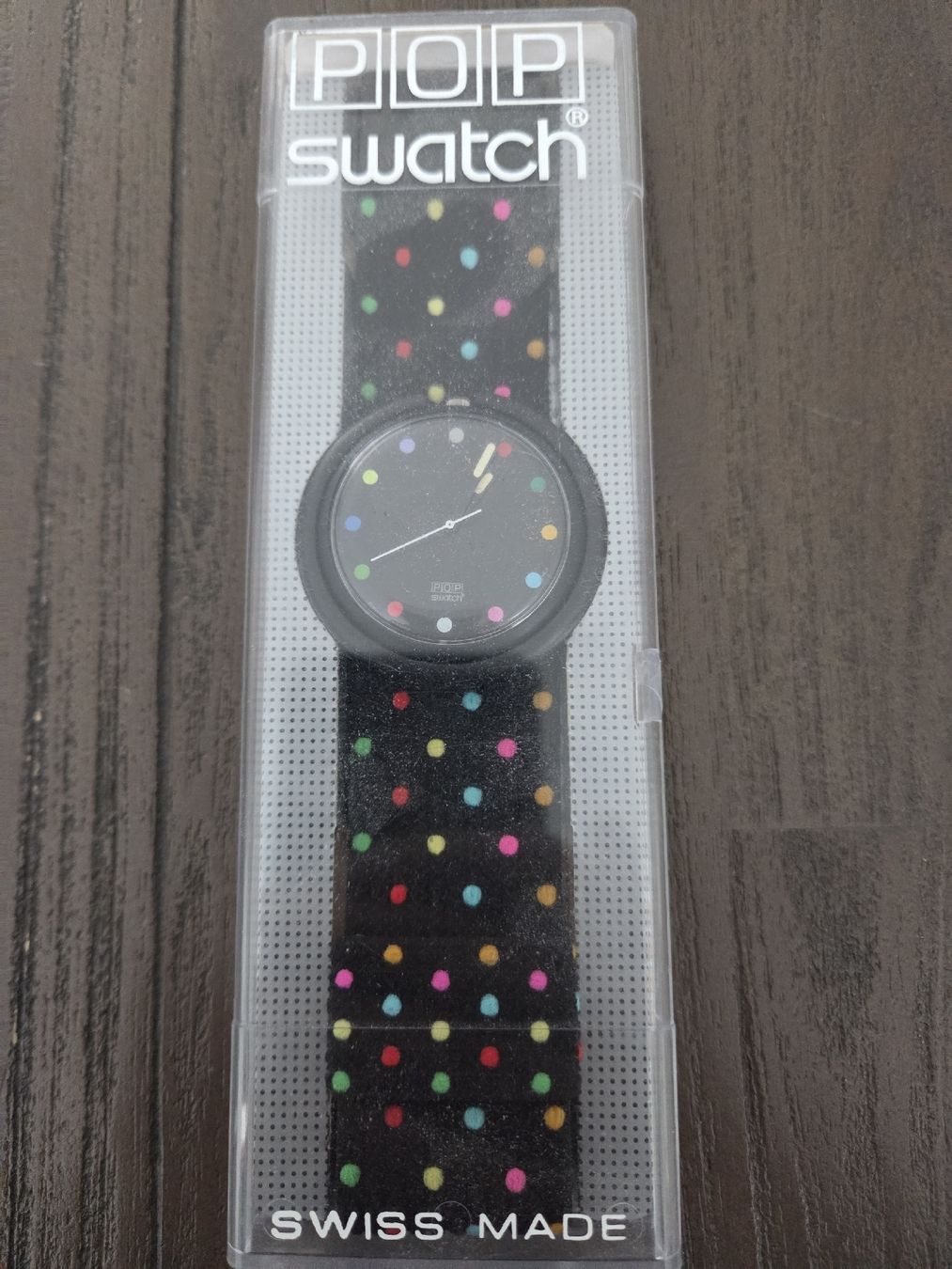Vintage 1980s POP Swatch Watch, Polka Dot Design - NEW! (Neu (gemäss ...