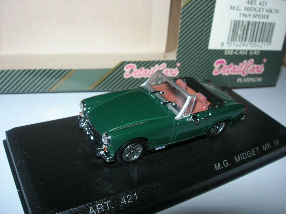 MG Midget MK IV 1969 Spider grün * Detail Cars 1:43 | Kaufen auf Ricardo