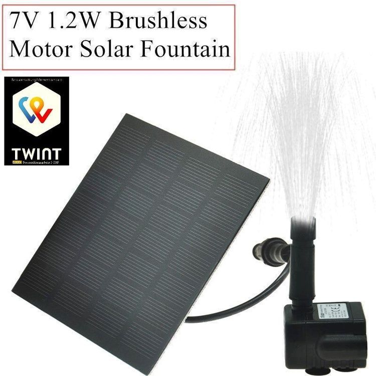 1.5W Solar Springbrunnen Teichpumpe Wasserpumpe (Neu und originalverpackt) in Wittenbach für CHF ...
