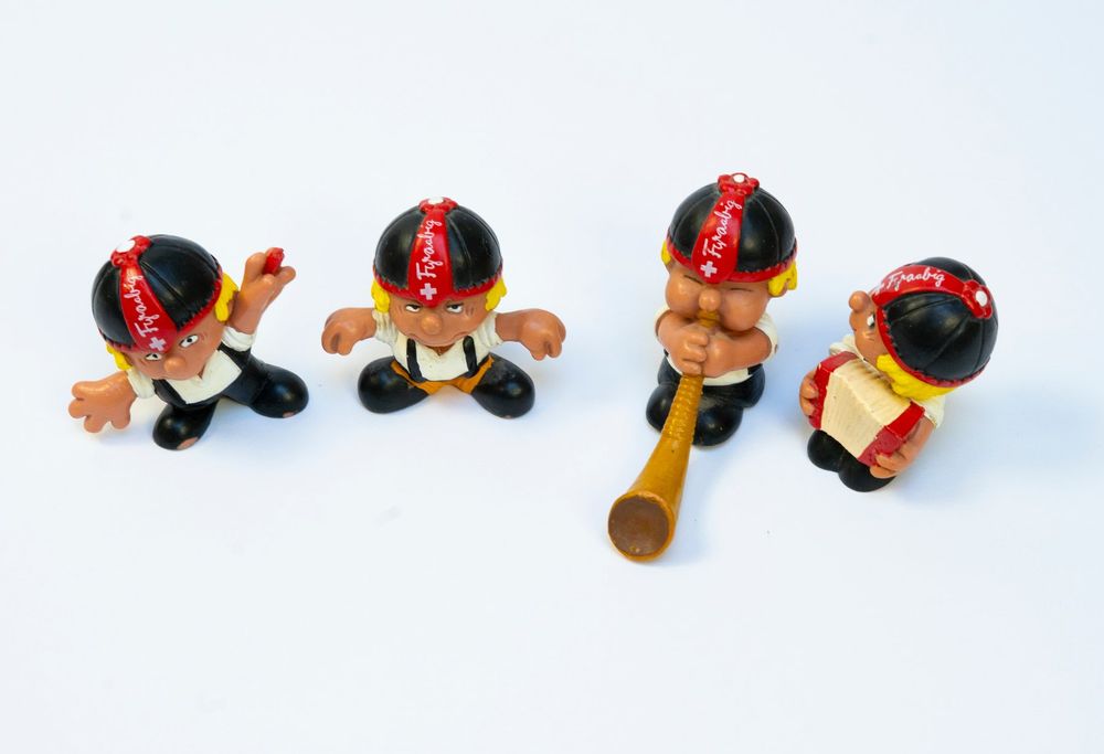 4 "Fyraabig"-Figuren, Sammlerfiguren, Rarität (Gebraucht) in ...