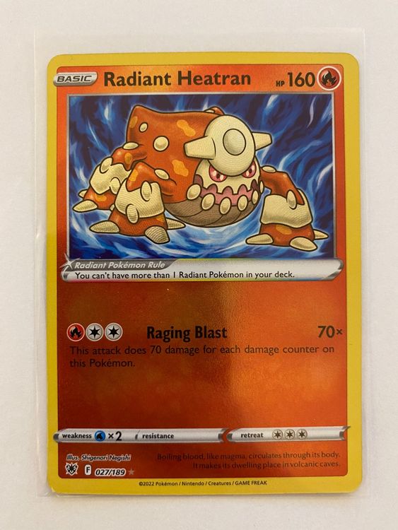 Pokemon Radiant Heatran 027/189 Astral Radiance EN | Kaufen auf Ricardo