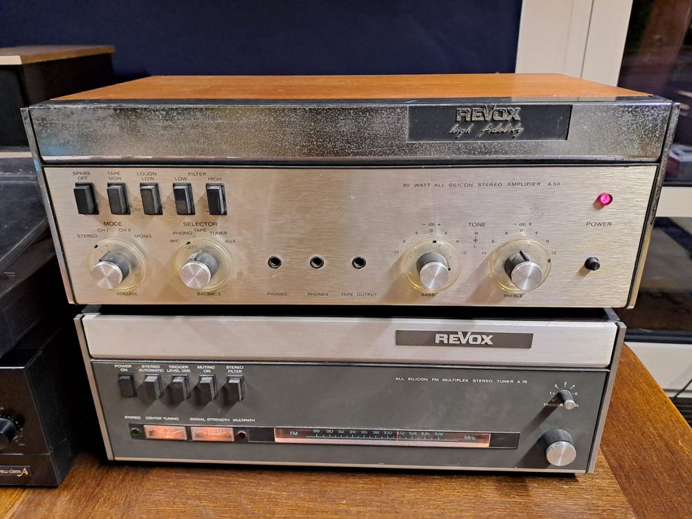 Revox Verstärker A50, Revox Tuner A76 (Gebraucht) in Wängi für CHF 150 – mit Lieferung auf ...