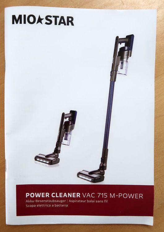 MIO STAR POWER CLEANER VAC 715 M-POWER Akku-Besenstaubsauger | Kaufen auf Ricardo