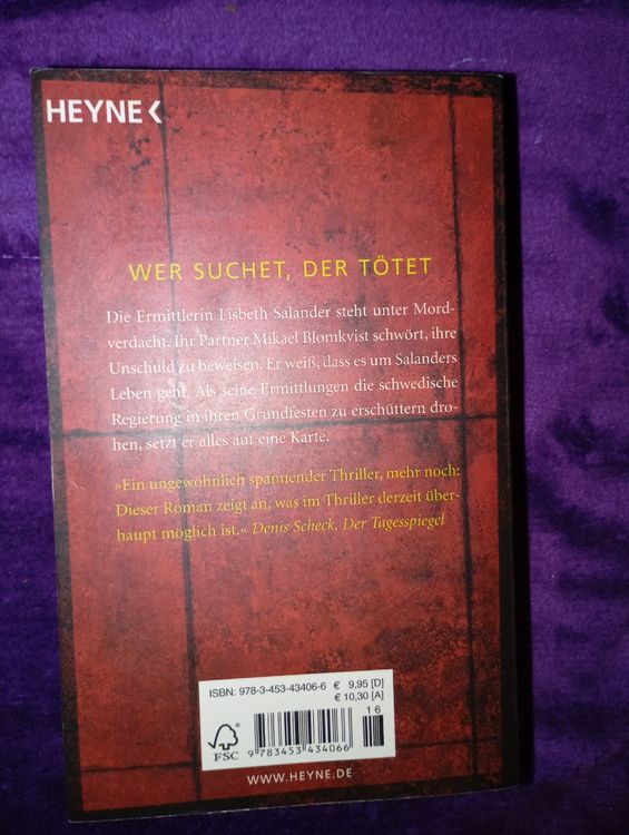 Stieg Larsson - "Vergebung" - Spannender Thriller! (Gebraucht) in ...