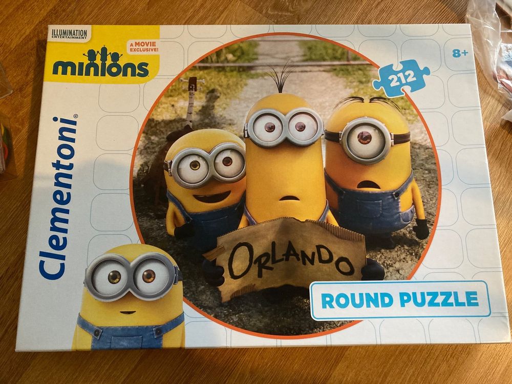 Minions Puzzle Rund 212 teilig (Gebraucht) in Emmenbrücke für CHF 4.9 ...