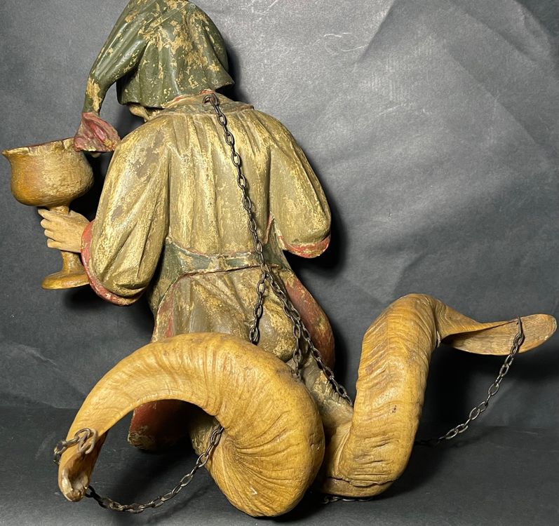 Anfang 19.Jh Lusterweibchen holz Skulptur | Kaufen auf Ricardo
