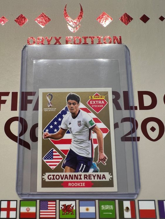Panini Extra Sticker Giovanni Reyna Gold | Kaufen auf Ricardo