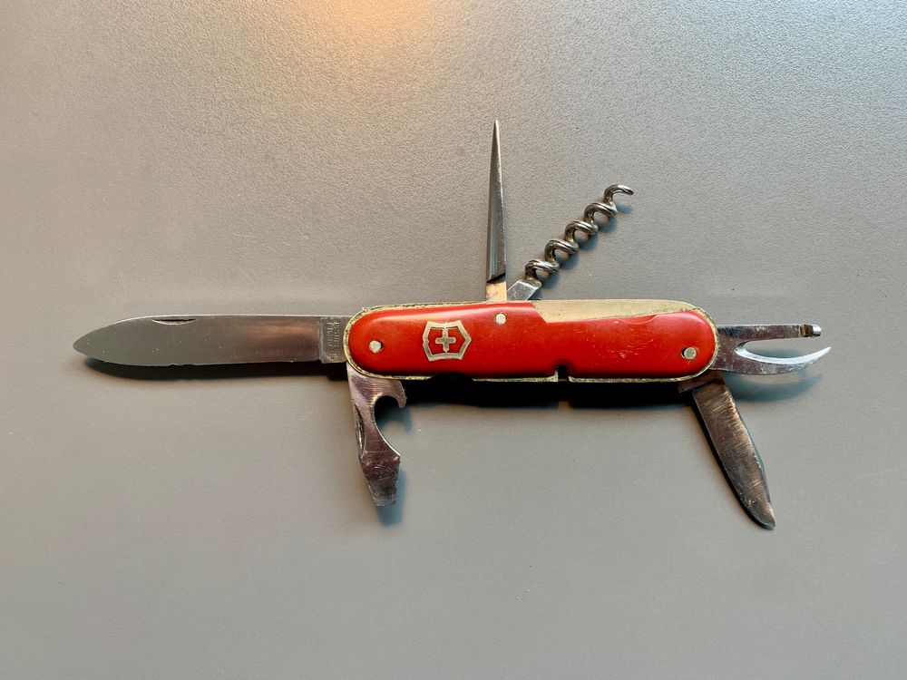 Schweizer Armee Sackmesser mit Ahle von Victorinox (Gebraucht) in ...