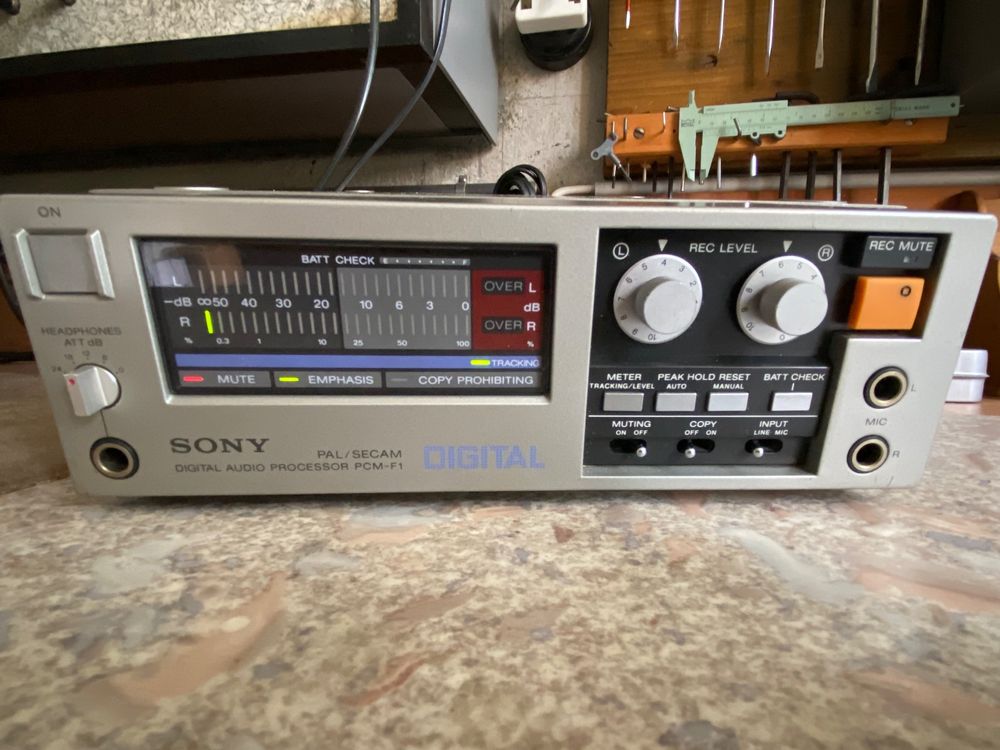 Sony Digital Audio Processor PCM-F1 PAL/Secam DIGITAL (Gebraucht) in ...