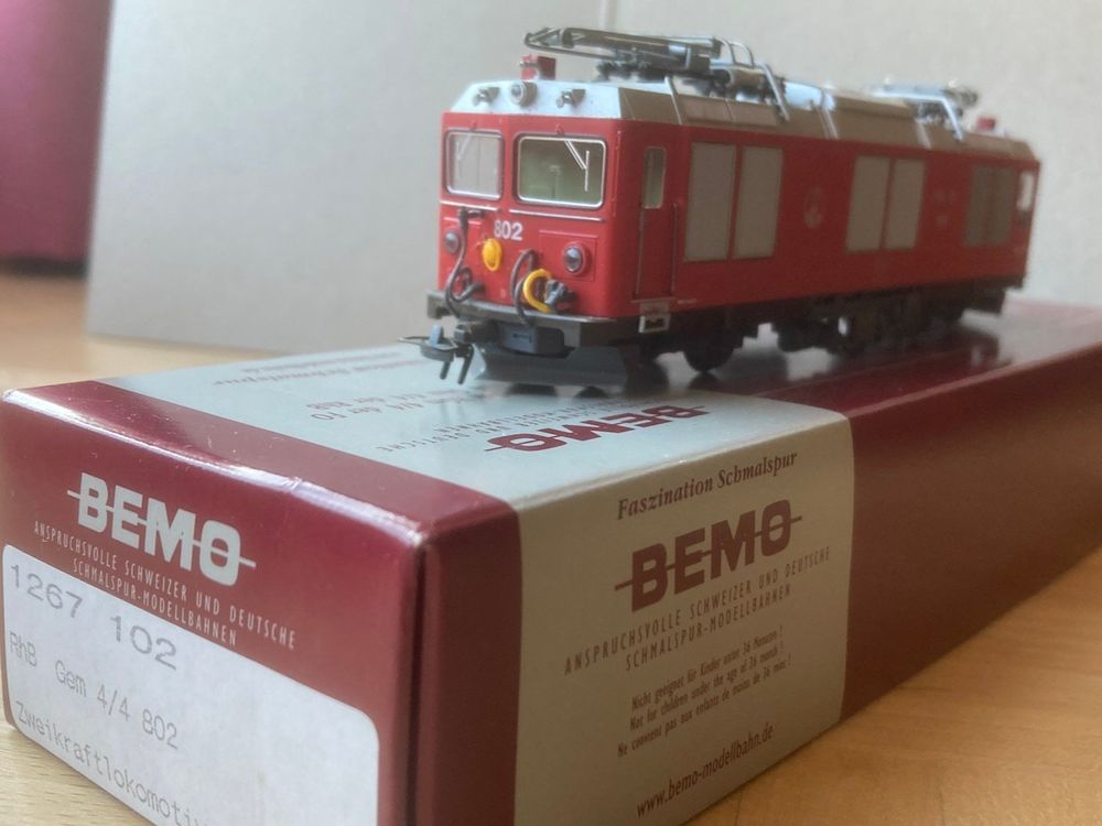 BEMO Gem 4/4 der RhB (Neu und originalverpackt) in Uster für CHF 145 – mit Lieferung auf Ricardo ...