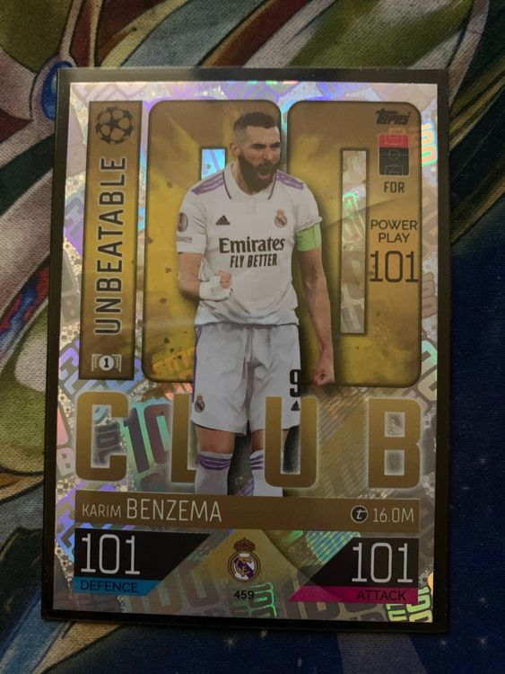 Match Attax Karim Benzema Club 100 Card | Kaufen auf Ricardo