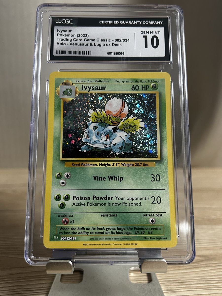 Ivysaur Pokemon CGC 10 - Venusaur & Lugia ex Deck Top! (Neu (gemäss ...