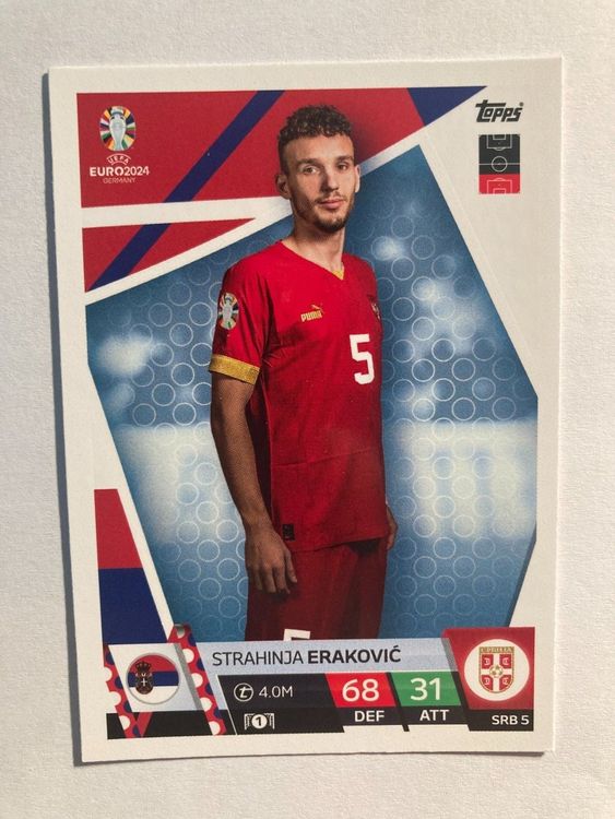Match Attax Euro 2024 STRAHINJA ERAKOVIC (SRB 5) Karte | Kaufen auf Ricardo